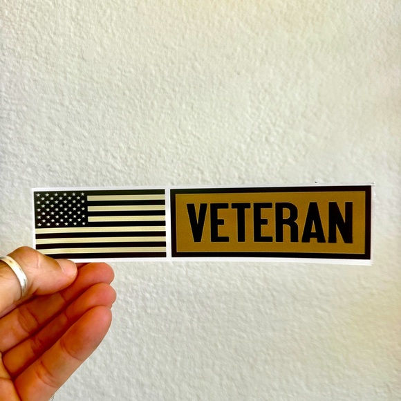 Art | Veteran American Flag Tactical Military Sticker Decal Army Navy ...